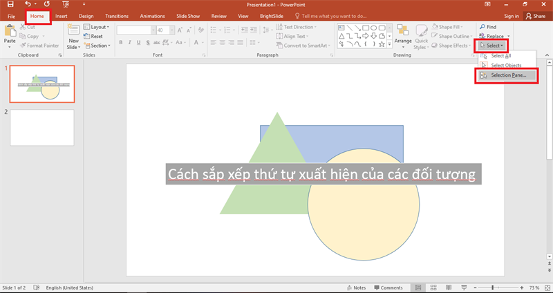 4 cách sắp xếp thứ tự trình chiếu trong PowerPoint chi tiết